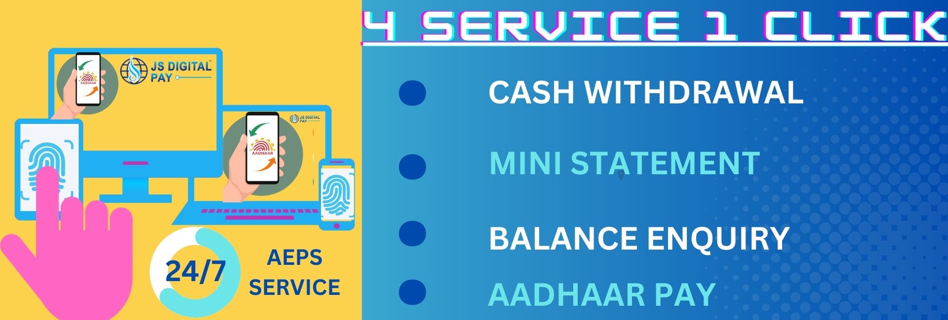 JS DIGITAL PAY - AEPS, Micto ATM, BBPS ,Money Transfer